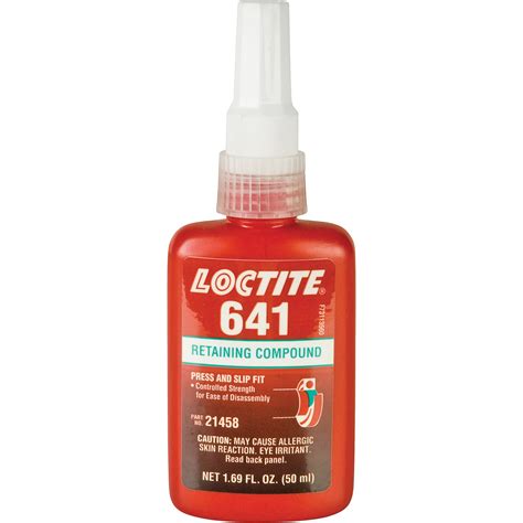 Loctite Retaining Compound 641 Controlled Strength 10 Ml Bottle