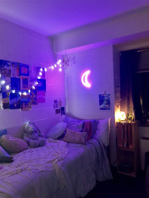 Purple Dorm Rooms Purple Bedrooms College Dorm Room Decor Dorm Room Walls Bedroom Decor For