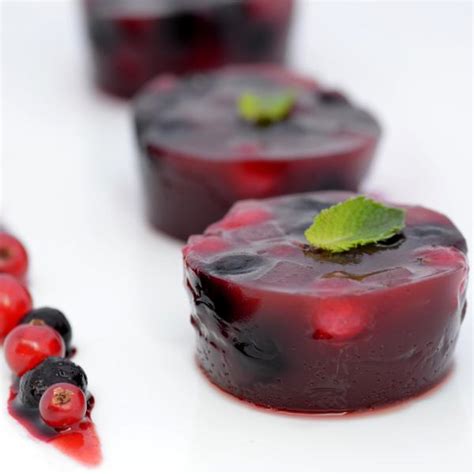 Gelée de fruits rouges au konnyaku Recettes BienManger