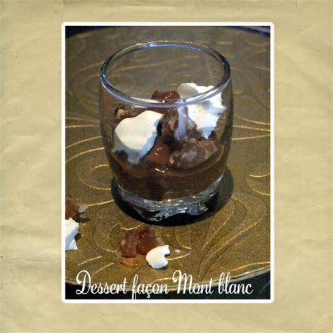 Verrine façon Mont blanc SCRAP Les Casseroles de Carole