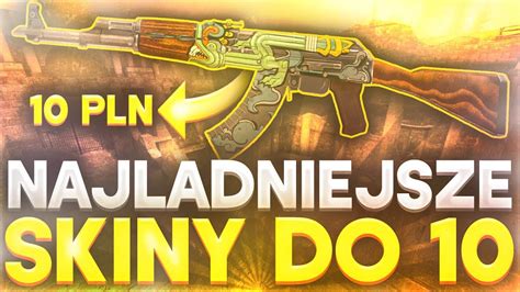 NAJŁADNIEJSZE SKINY DO 10 ZŁ CS GO YouTube
