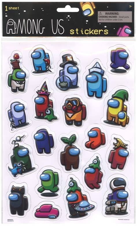 Trends International Among Us Standard Sheet Stickers Atelier Yuwa