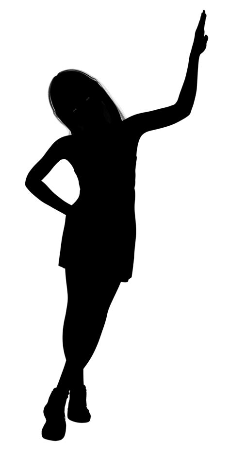 Silueta Chica Mujer Imagen Gratis En Pixabay
