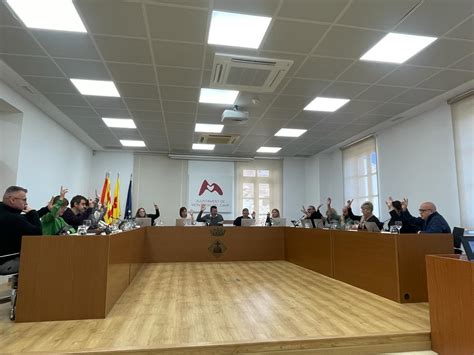 El Pleno Del Ayuntamiento De Mont Roig Del Camp Aprueba Por Unanimidad