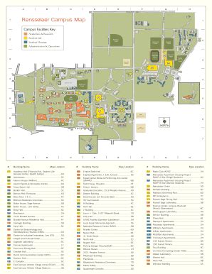 Rpi Campus Map Fill Online Printable Fillable Blank PdfFiller