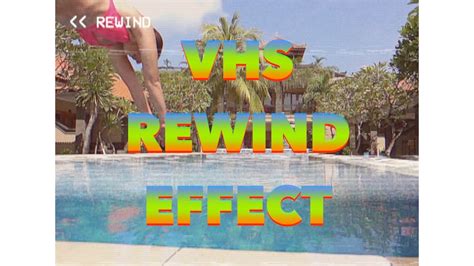 VHS REWIND EFFECT IN FINAL CUT PRO How To Create The VHS Look And Add