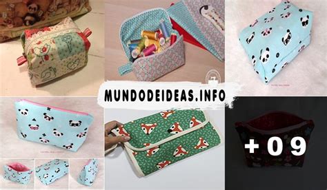 Aprende Hacer Neceser De Tela Para Tus Materiales