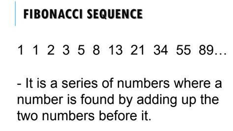 what is fibonacci sequence definition formula examples 60 off