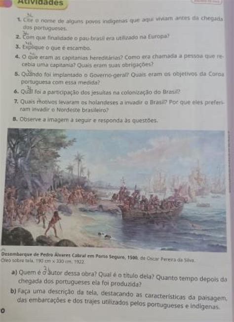 Solved Atividades 1 Cite O Nome De Alguns Povos Indigenas Que Aqui