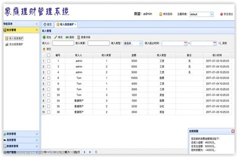 java毕业设计源码下载 基于java springboot 的家庭理财管理系统 毕设网 计算机毕业设计源码 毕业设计成品 论文下载网