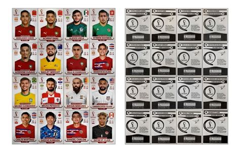 Arquivo Pdf Todas Figurinhas Copa Do Mundo 2022 Fundo Azul Ilustrei