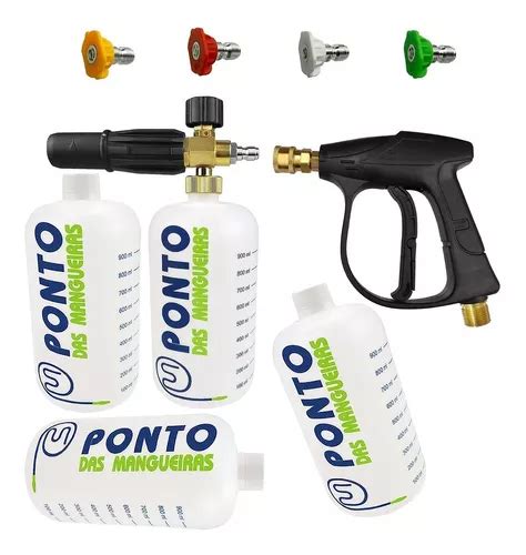 Pistola Bicos Color Snow Foam Gf Engate R Pido Ipc Pw C