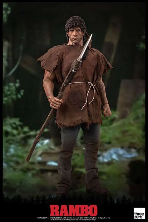 Rambo First Blood John Rambo 16 Action Figure ThreeZero X Hasbro Toys
