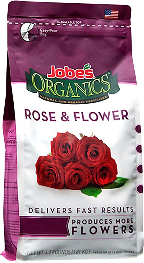 Jobe S Organics Flower Rose Engrais Avec Biozome 3 4 3 Engrais