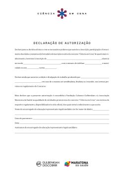 Modelo de Autodeclaração para negros ou pardos
