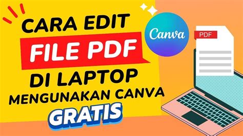 Cara Mengedit File PDF Di Laptop Gratis Menggunakan Canva YouTube