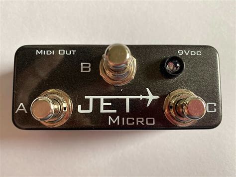 Jet Micro Midi Controller Pedal For Line 6 HX Stomp Guitar Reverb