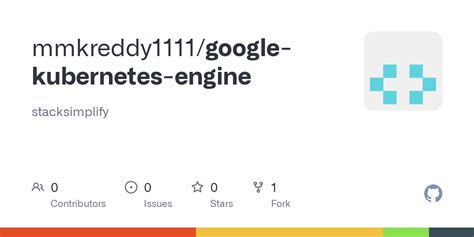 GitHub Mmkreddy1111 Google Kubernetes Engine Stacksimplify