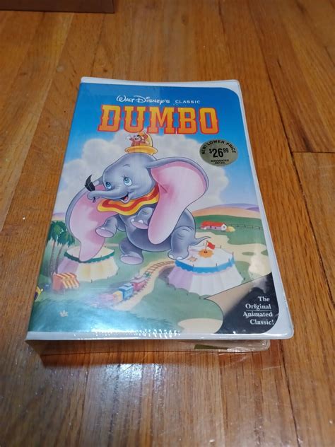 Walt Disney Classic Dumbo Black Diamond Vhs Rare Collectors