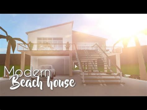Bloxburg Modern Beach House K Youtube