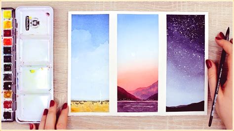 Easy Watercolor Painting Ideas For Beginners Step By Step Youtube