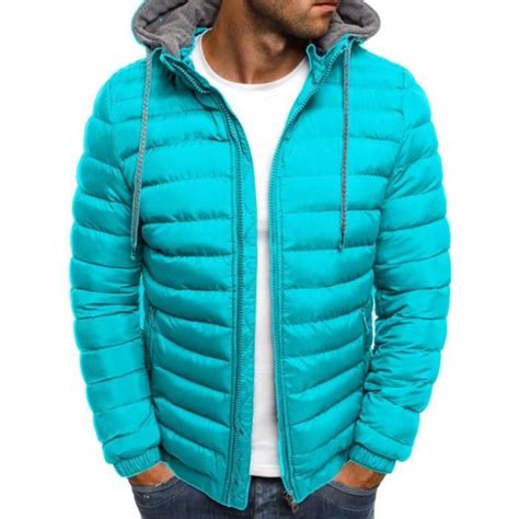 Générique Doudoune Blouson Homme Hiver Chaud Manteau Épais Veste Moto