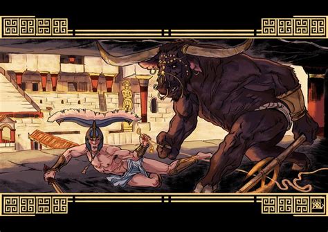Theseus And The Minotaur Comic Book Cover