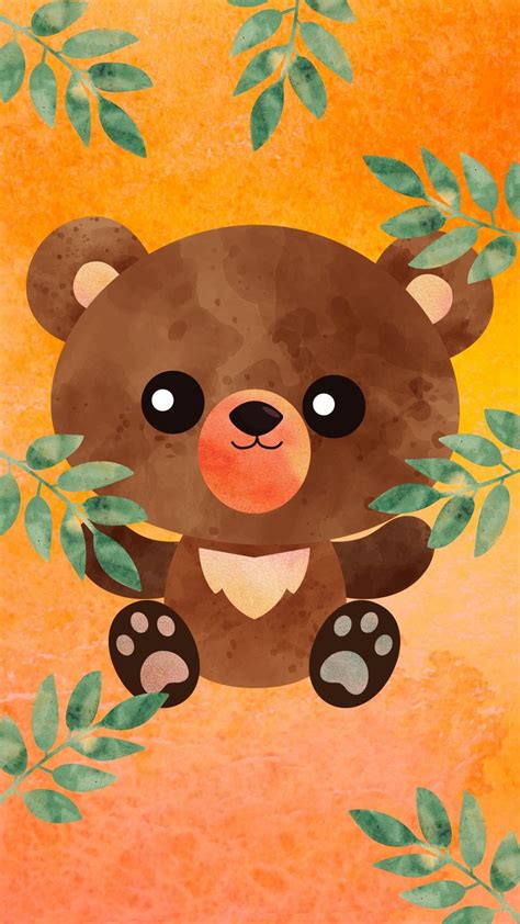 Cartoon Bear Wallpapers K Hd Cartoon Bear Backgrounds On Wallpaperbat