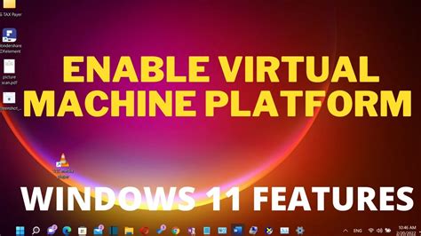 Enable Virtual Machine On Windows Windows Features Youtube