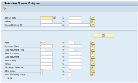 Collapsible Controls In Selection Screen My Experiments With ABAP