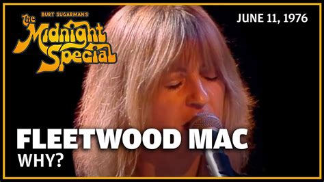 Why Fleetwood Mac The Midnight Special YouTube