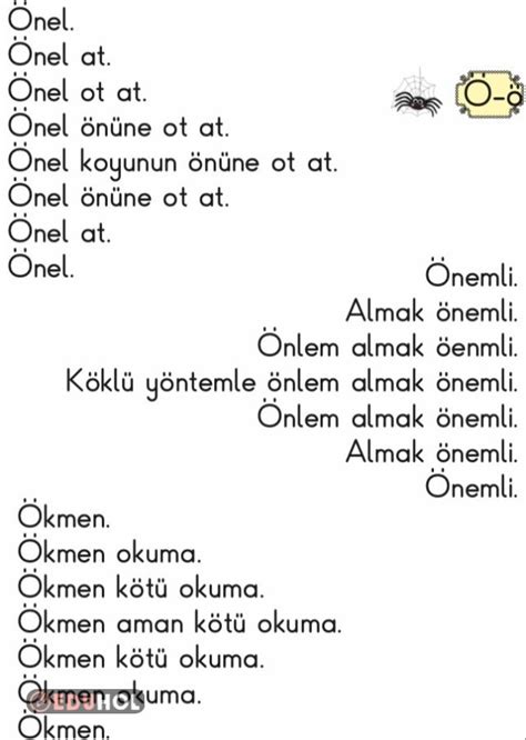 Ö Sesi Hızlı Okuma Metni Eduhol Ders Videoları İzle Online Test Çöz