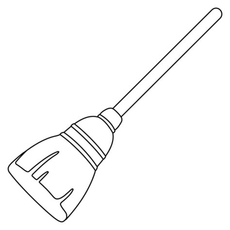 Desenho De Emoji De Vassoura Para Colorir Desenhos Para Colorir E