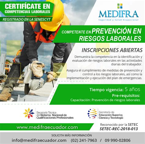 Capacitaciones Y Certificaci N En Prevenci N De Riesgos Laborales