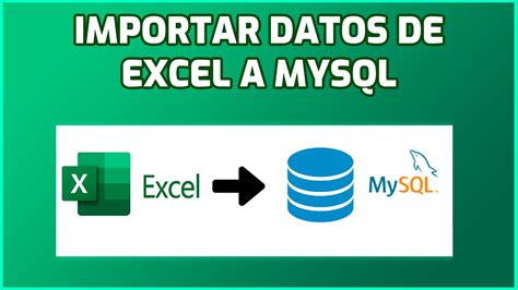 Como Importar Datos De Excel A Mysql F Cil Y R Pido Navicat Youtube