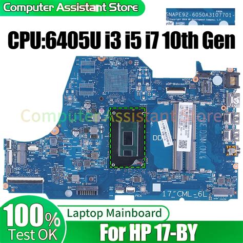 Placa Base Para Ordenador Port Til HP 17 By 6050A3107701 M12538 601