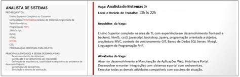Analista De Requisitos E Analista De Sistemas