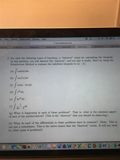 solved for each the following types of functions a