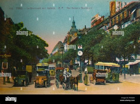 Paris Boulevard 1920s Hi Res Stock Photography And Images Alamy