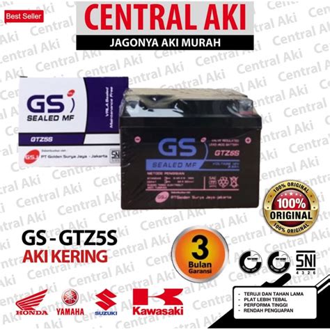 Jual Aki Motor GTZ5S 5AH Aki Kering Yamaha Mio Soul Mio Soul GT Mio M3