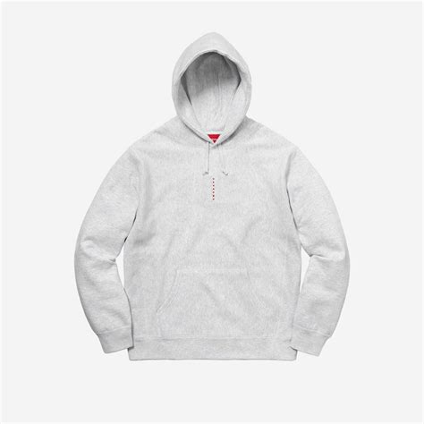 SUPREME 슈프림 마이크로 로고 후드 스웨트셔츠 애쉬 그레이 20FW 발매 정보 럭드 LUCK D