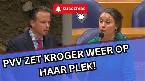 Kops PVV geeft zeurende Kröger GroenLinks flink LES Wij hebben niet