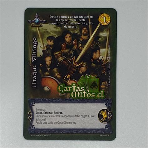 Ataque Vikingo Sin Foil Mitos Y Leyendas Cartas Álbum De Estampas