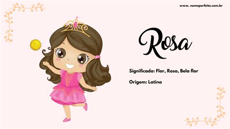 Significado Do Nome Rosa Nome Perfeito