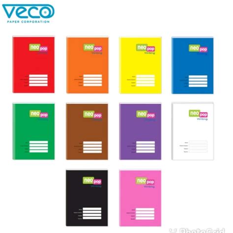 Neopop Pixel Hots Notebook Writing Yarn Composition Spiral