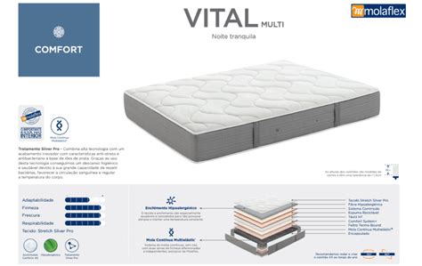 Colchão Molaflex Vital Multi SoKama