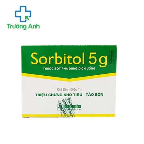 Sorbitol 5g Danapha Thuốc điều trị táo bón khó tiêu