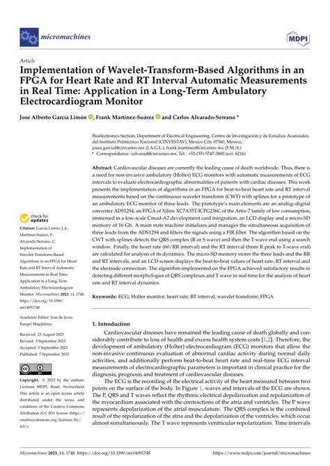 pdf implementation of wavelet transform based algorithms in an fpga