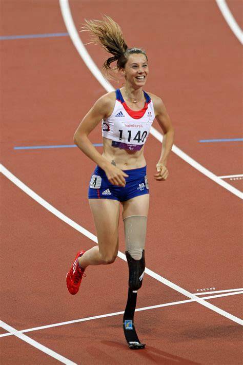 L athlète Marie Amélie Le Fur à Londres en 2012