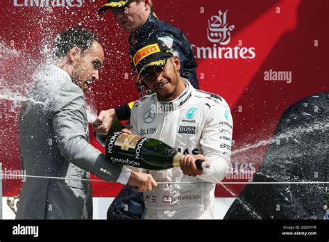 Race Winner Lewis Hamilton Gbr Mercedes Amg F Celebrates With The